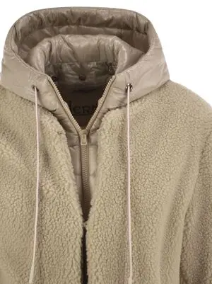 Herno Teddy Jacket With Padded Hood