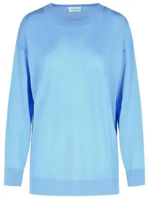 P.a.r.o.s.h Light Wool Blend Oversized Sweater - Blue