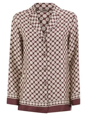 Max Mara Silk Printed Shirt - Multicolor