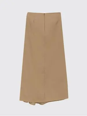 Max Mara Cotton Blend Skirt - Cream