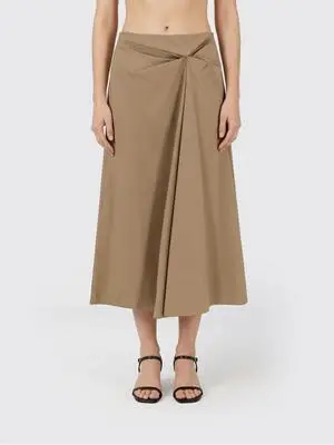 Max Mara Cotton Blend Skirt - Cream