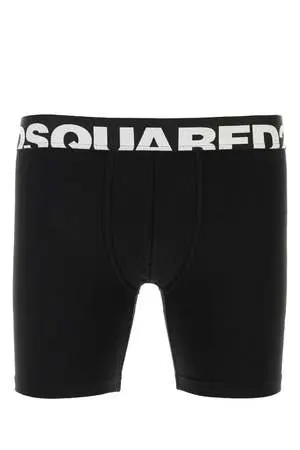 Dsquared2 Stretch Cotton Boxer - Black