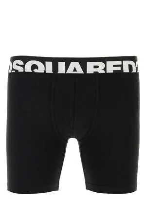 Dsquared2 Stretch Cotton Boxer - Black