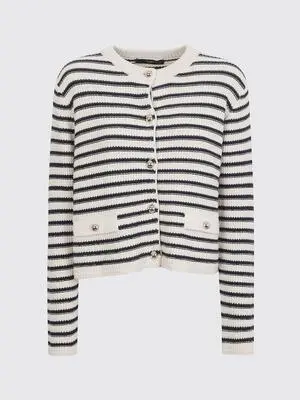 Max Mara Striped Cardigan - Cream