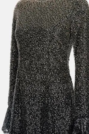 ROTATE BY BIRGER CHRISTENSEN Beaded Mini Dress