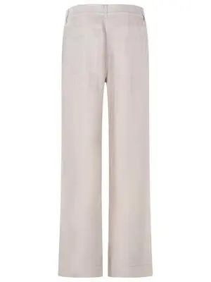 Acne Studios Check Casual' Beige Cupro Pants