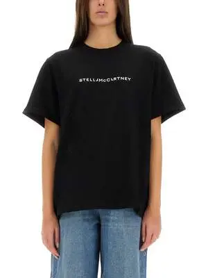 Stella McCartney Cotton T-shirt - Black