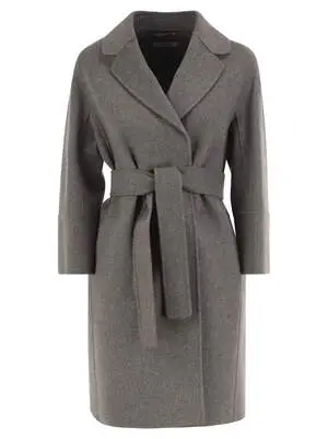 Max Mara Arona Virgin Wool Coat - Gray