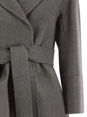Max Mara Arona Virgin Wool Coat - Gray