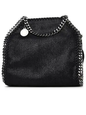 Stella McCartney Polyester Tiny Falabella Bag - Black