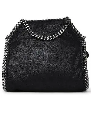 Stella McCartney Polyester Tiny Falabella Bag - Black