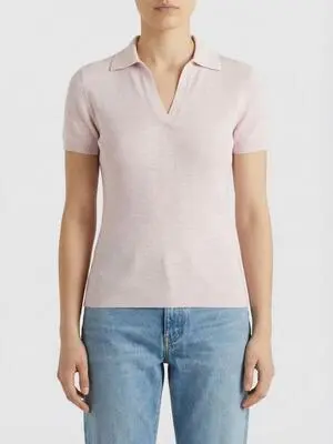 Max Mara Basic Wool Knit Polo - Pink