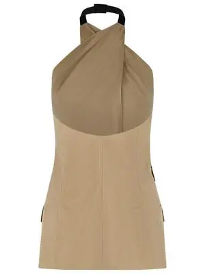 Max Mara Sleeveless Jacket - Cream