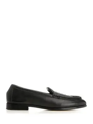 Bottega Veneta Silenzio Loafers - Black