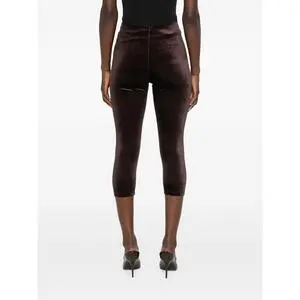 Andamane Cropped Trousers - Brown