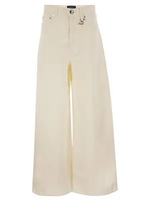 Sportmax Wide-leg Jeans - Cream
