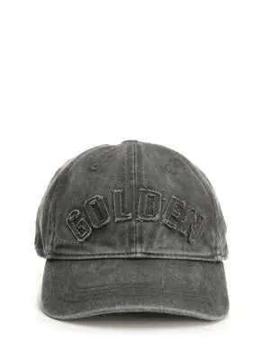 GOLDEN GOOSE Cotton Cap - Gray