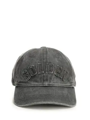 GOLDEN GOOSE Cotton Baseball Cap - Gray