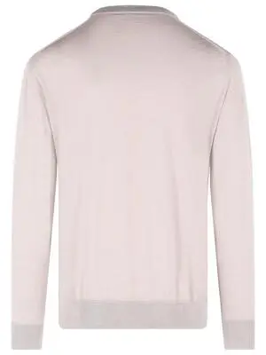 Eleventy Sweater In Wool And Silk Yarn