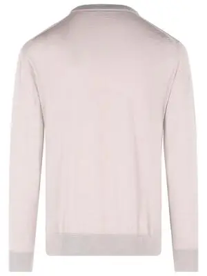Eleventy Wool And Silk Yarn Sweater - Pink