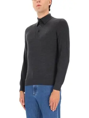 Zegna Cashmere Polo Shirt - Multicolor