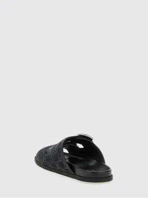 Gucci Gg Monogram Cotton Denim Sandals