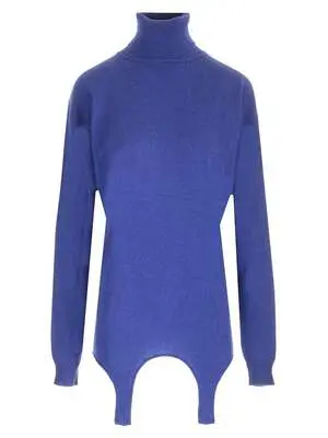 Saint Laurent Cashmere Turtleneck - Blue