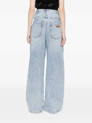 Sportmax Pleated Jeans