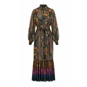 Etro Paisley Motif Long Dress - Multicolor