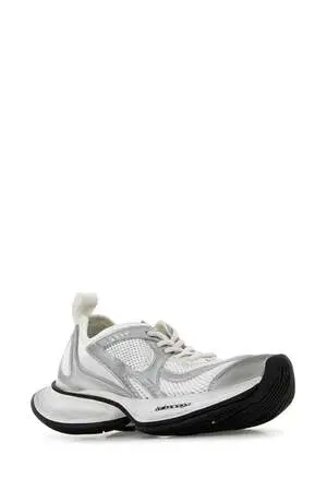 Balenciaga Two-tone Mesh And Fabric Circuit Sneakers - Multicolor