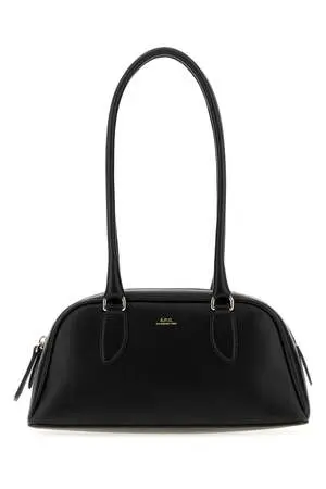 A.p.c. Leather Small Paloma Shoulder Bag - Black