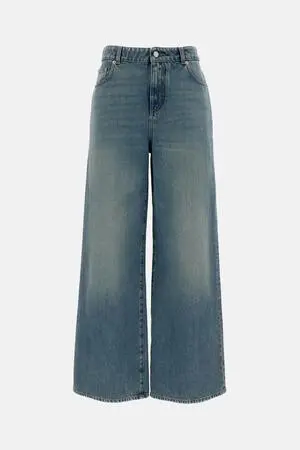 ALEXANDER MCQUEEN Alexander Mcqueen Women Denim Trousers