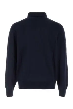 BOSS Navy Wool Polo Shirt