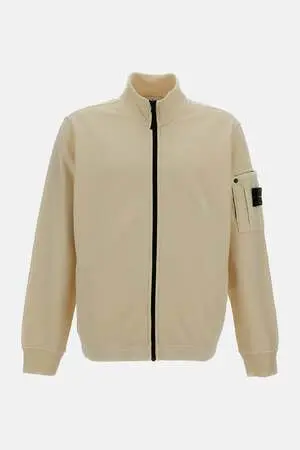Stone Island Zip Up Crewneck