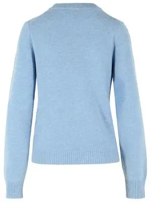 GANNI Light Wool Blend Sweater - Blue