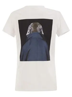Max Mara Cotton Graphic Print T-shirt