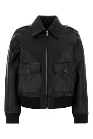 A.p.c. Leather Gaelle Jacket - Black
