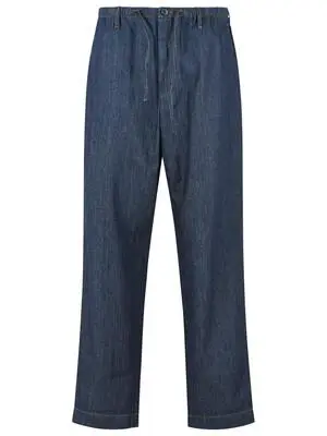 Dries Van Noten Penny' Cotton Pants - Blue