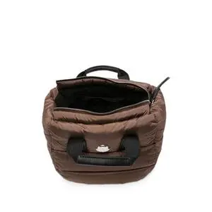 Moncler Quilted Tote Bag - Brown