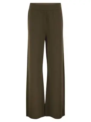 MAX MARA Max Mara Women Mxmfaida - Wide-Leg Viscose Knit Trousers