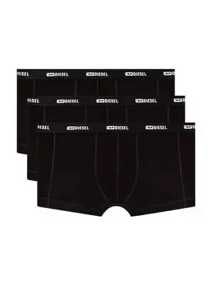 DIESEL® 3-pack Boxer Shorts With Logo - Black