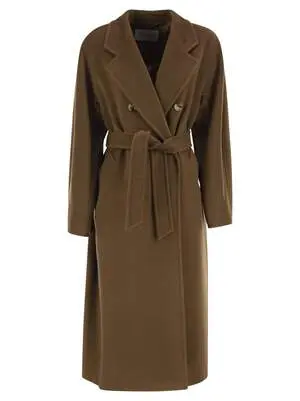 Max Mara Madame Virgin Wool And Cashmere Coat - Brown