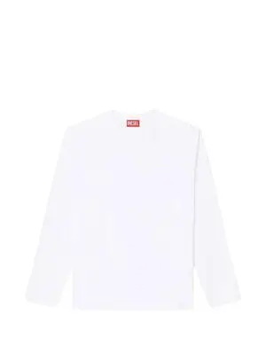 DIESEL® Kristian Long-sleeve T-shirt - White
