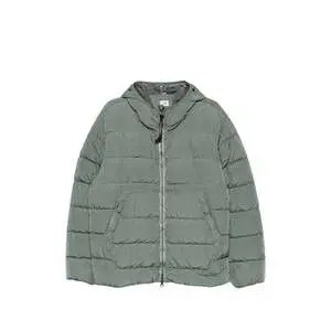 C.P. COMPANY Hooded Down Jacket - Green