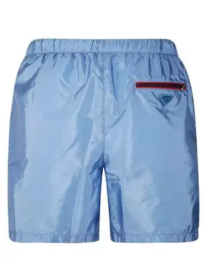 Prada Re-nylon Swim Trunks - Blue