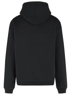 Dsquared2 Cotton Hooded Sweatshirt - Black