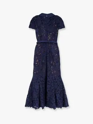 SELF-PORTRAIT Lace Long Dress