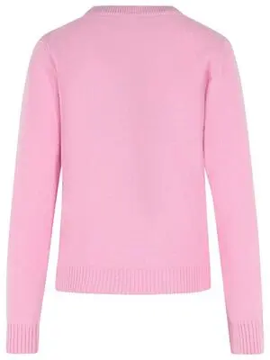 GANNI Wool Blend Sweater - Pink