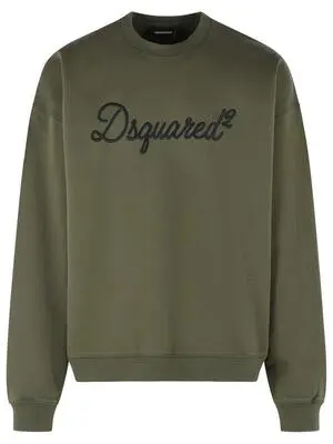 Dsquared2 Cotton Sweatshirt - Green