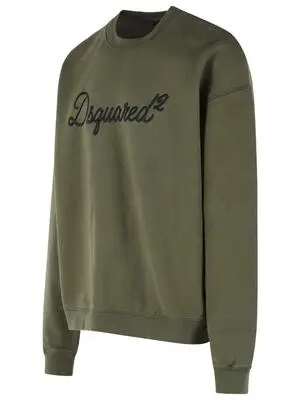 Dsquared2 Cotton Sweatshirt - Green